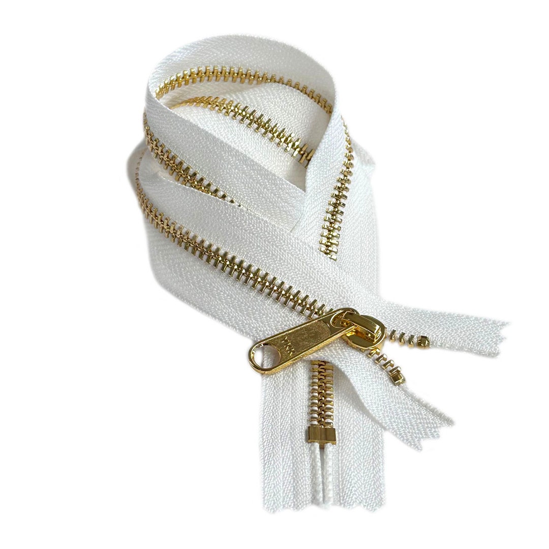 YKK 5 EVERBRIGHT Golden Brass Long Pull non-locking Slider - Etsy