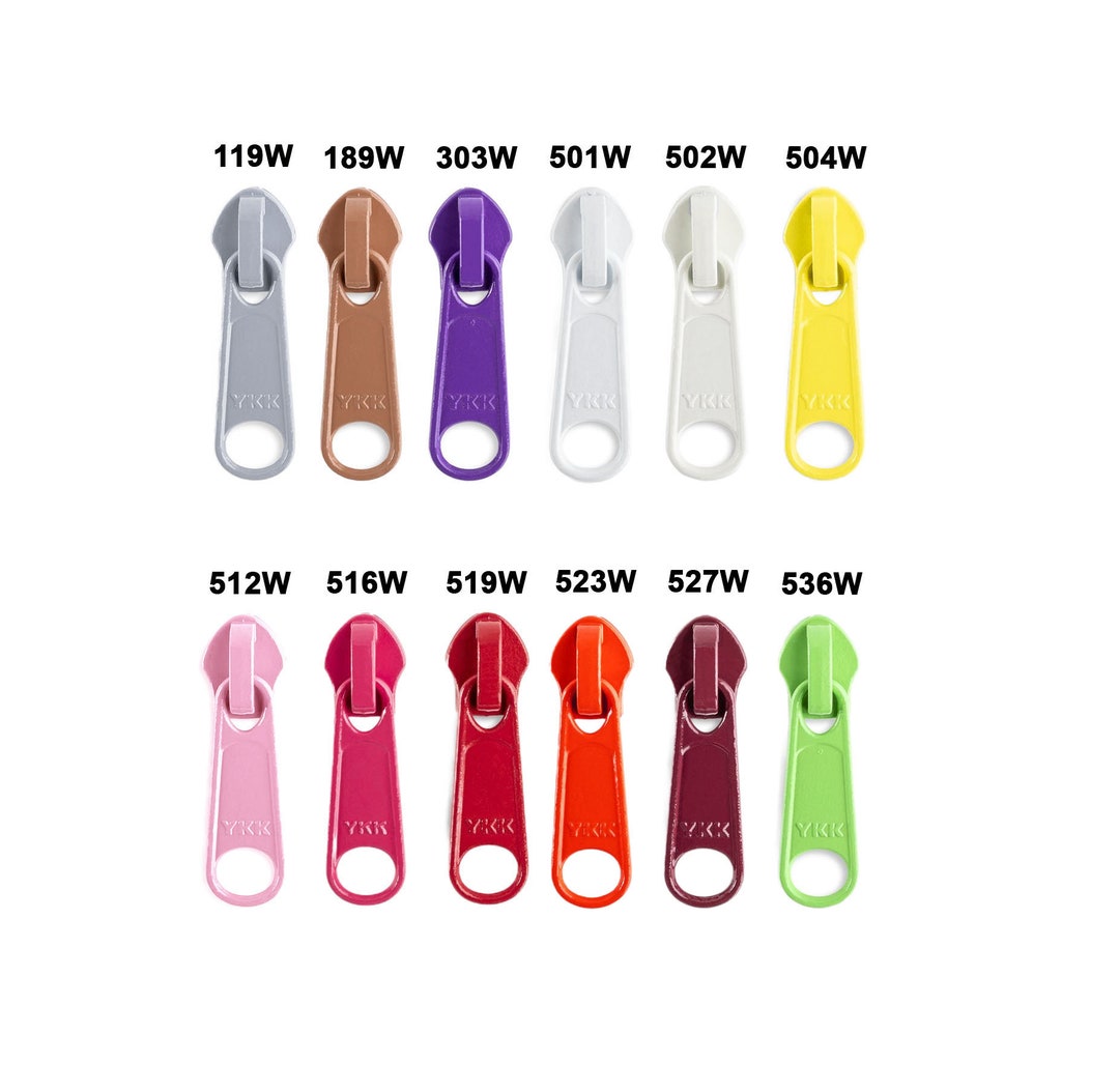 YKK #5 Nylon Coil Zipper Sliders – Long Pulls, 5/pack - Etsy