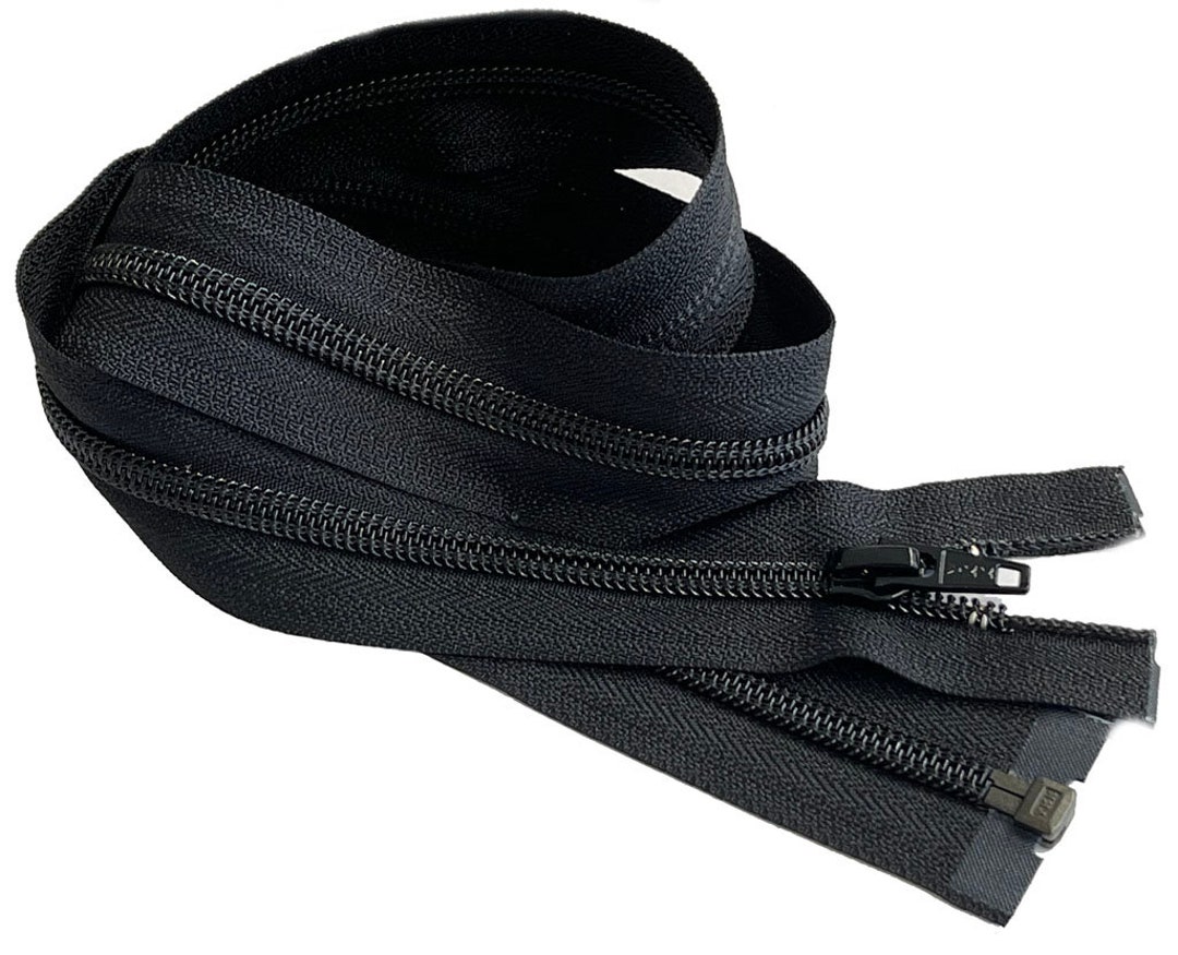 YKK #5 Nylon Coil One-way Separating, Open-end Jacket Zipper Available ...