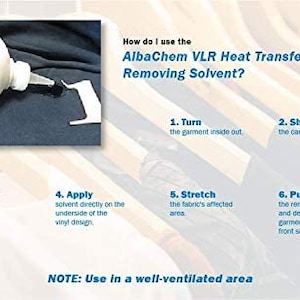 Albachem Original VLR Heat Transfer Letter Removing Solvent - Paint ...