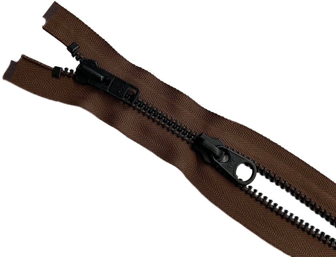 YKK #10 Heavy Duty Two-way Jacket Zipper – Black Oxide Metal, USA Made ...