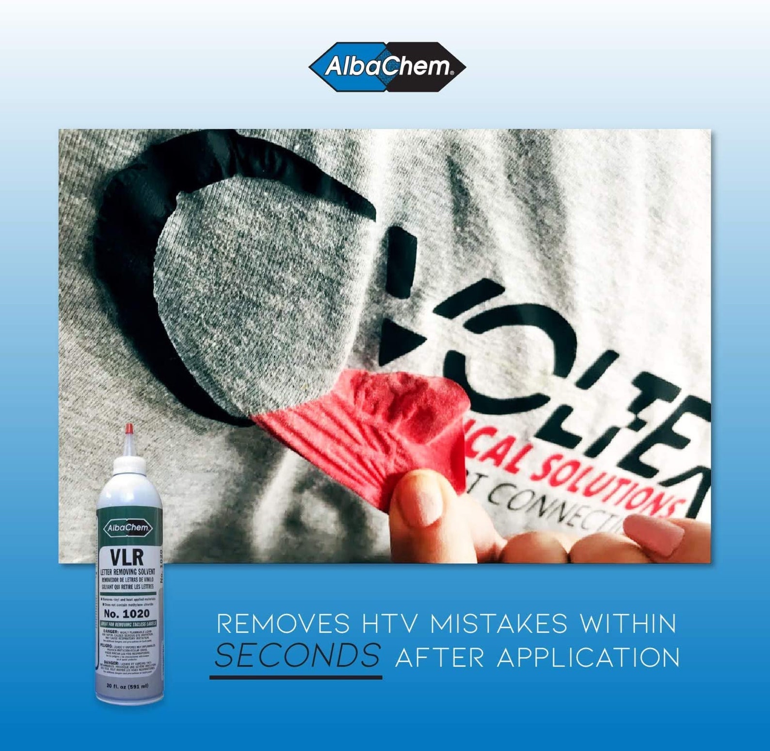 Albachem Original VLR Heat Transfer Letter Removing Solvent - Etsy