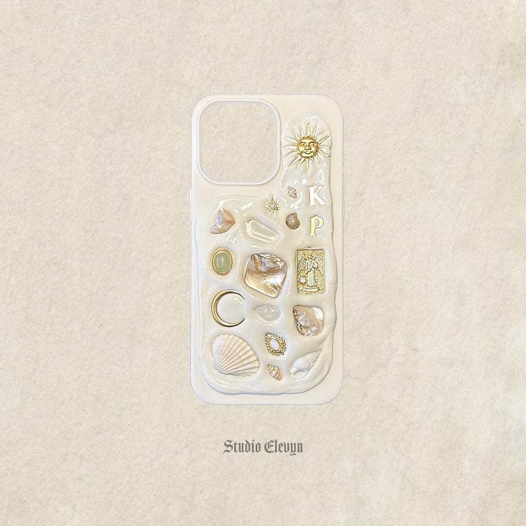 Celestial | Custom Handmade Mosaic Shell Phone Case for iPhone and ...