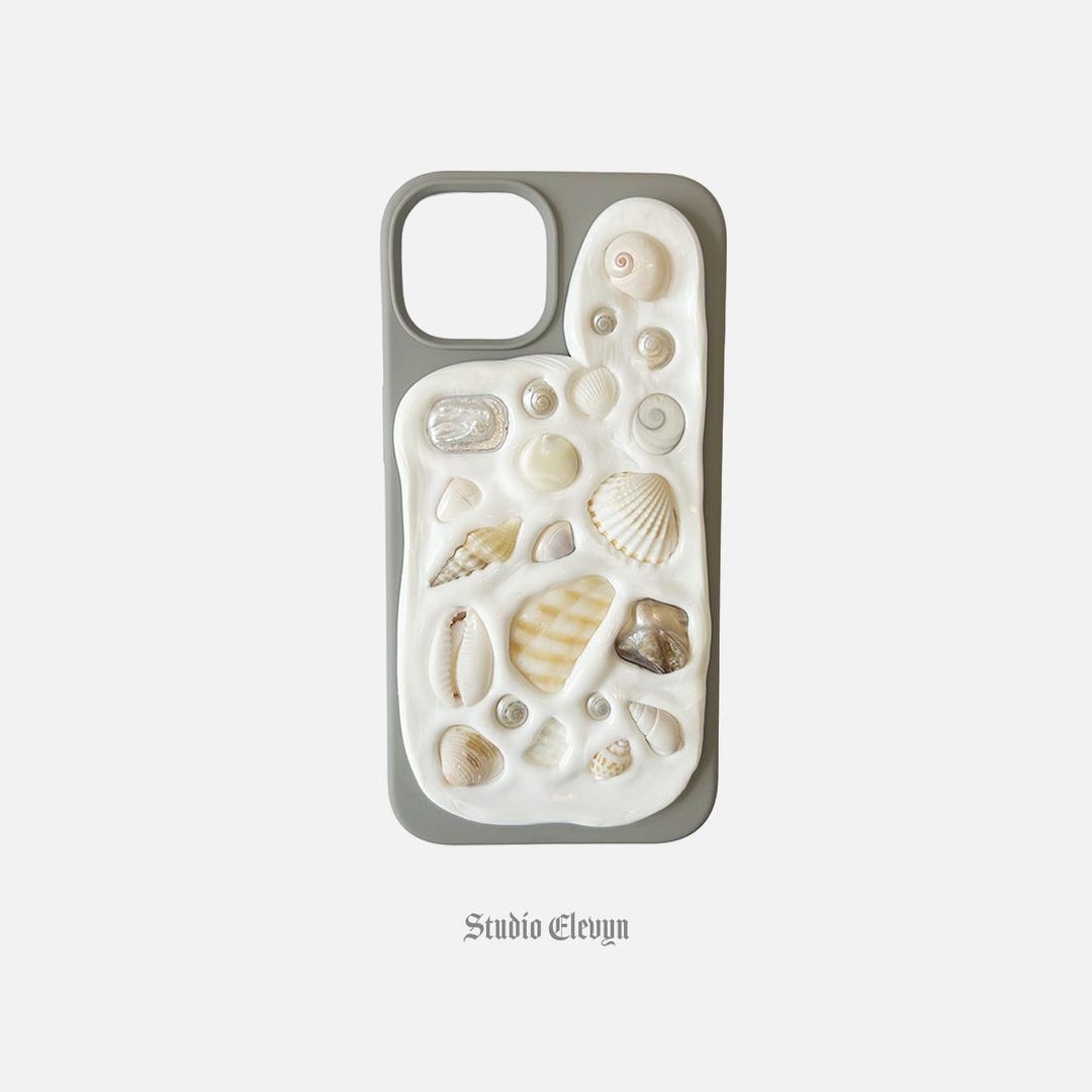 Beach Walk | Custom Handmade Mosaic Shell Phone Case for iPhone and ...
