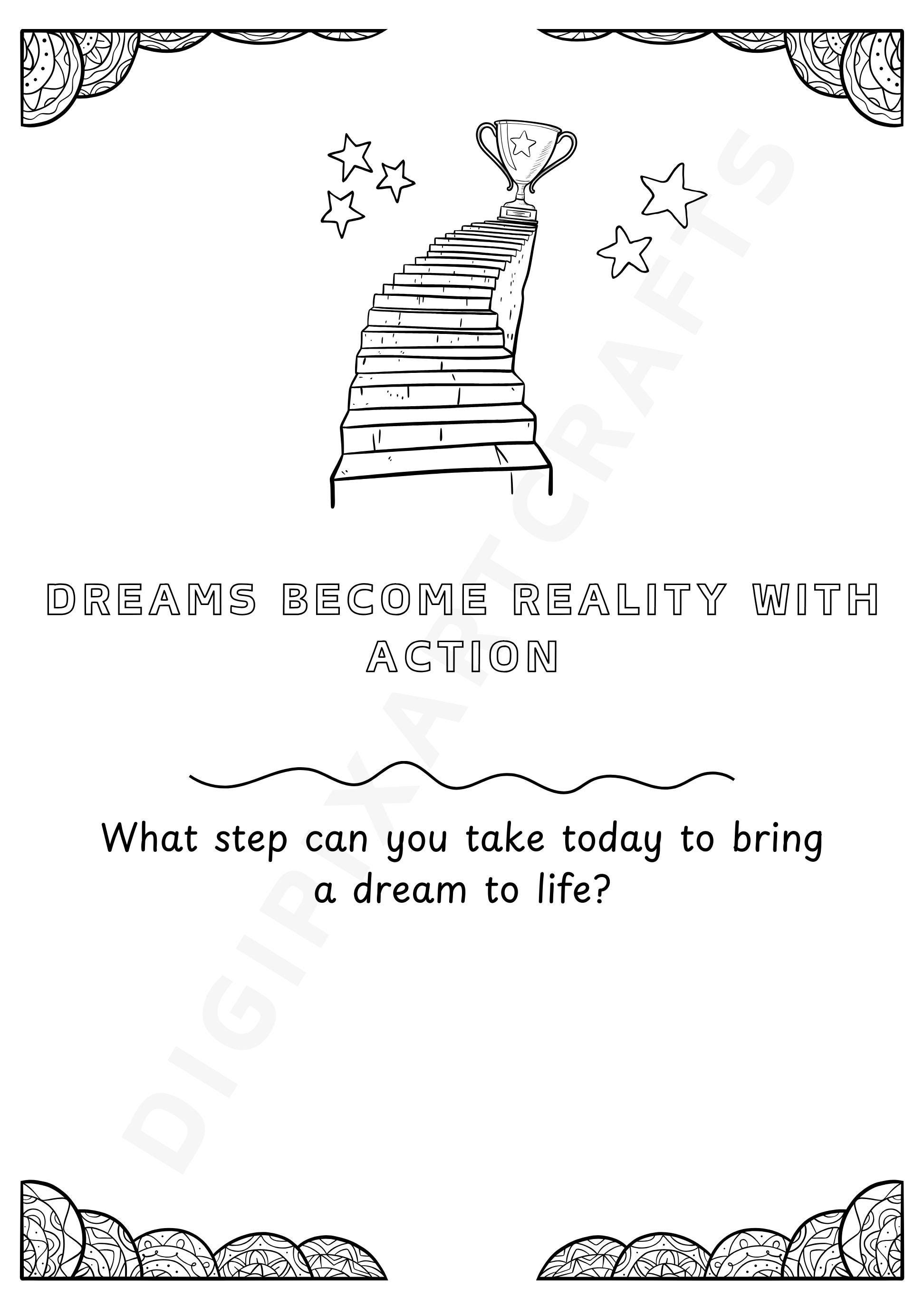 Printable Coloring Book Positive Wisdoms for Each Day Instant Download ...