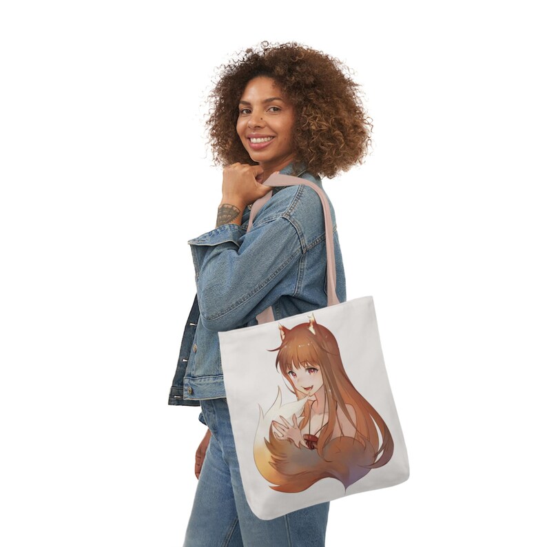 Holo Spice and Wolf Fan Art, Holo Anime Merch, Custom Shoulder Bag ...