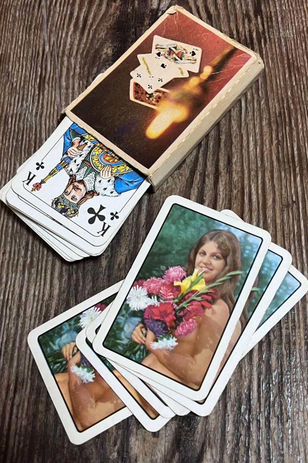Ukrainian Vintage Playing Cards 1991,girls USSR Collectible Playing ...