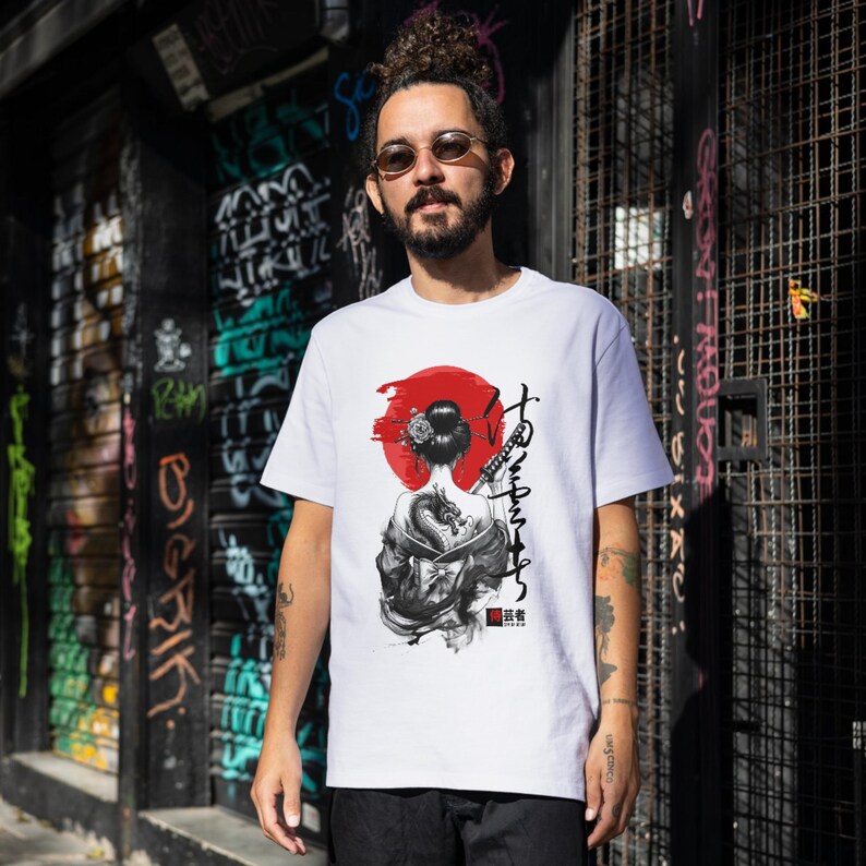 100+ Japanese T-shirt Designs | Samurai, Geisha PNG Bundle (digital ...