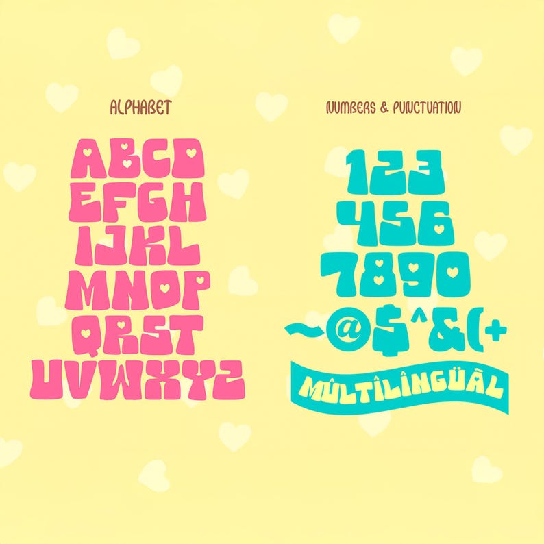 Love Pica Font: Romantic Bubble Script (OTF, TTF) - Etsy