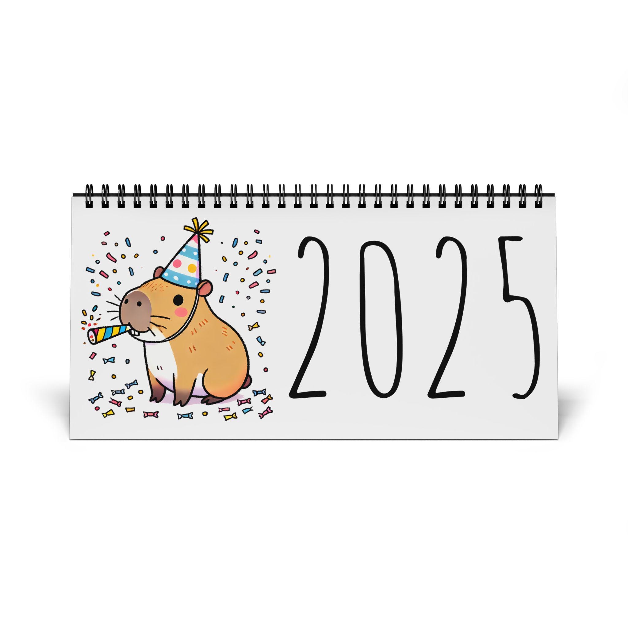 Capybara Desk Calendar 2025, Spa Day Content Calendar, College Family ...