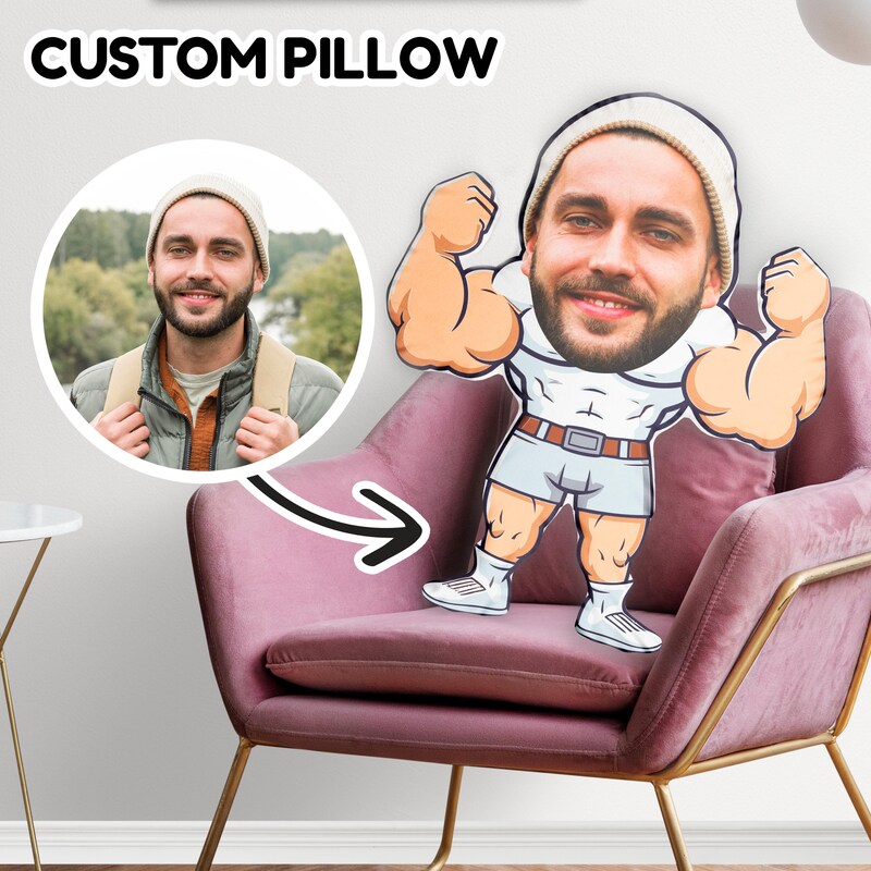 Man Pillow - Etsy