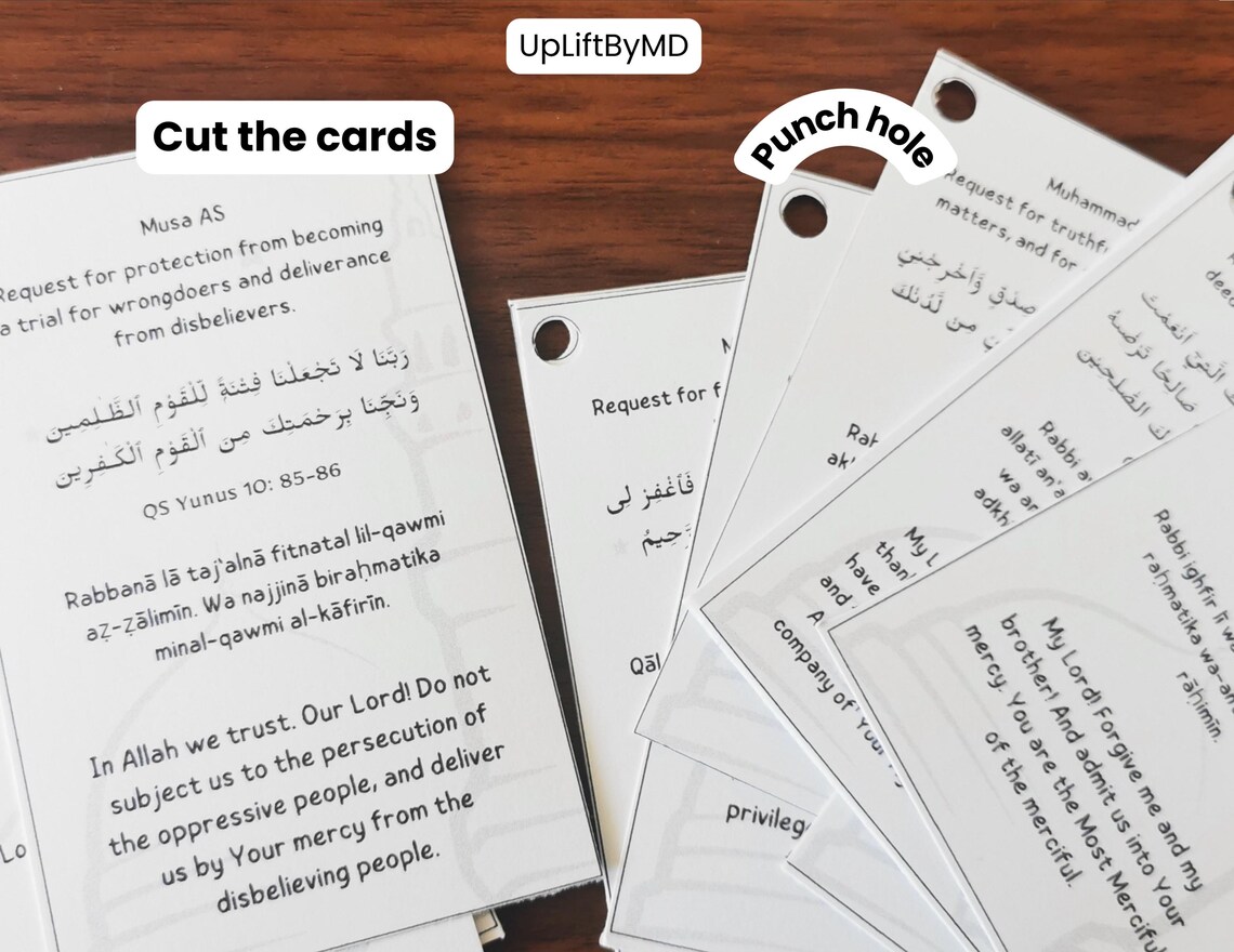Quranic Duas Cards: Islamic Prayer, Muslim Reminders (PDF Printable) - Etsy