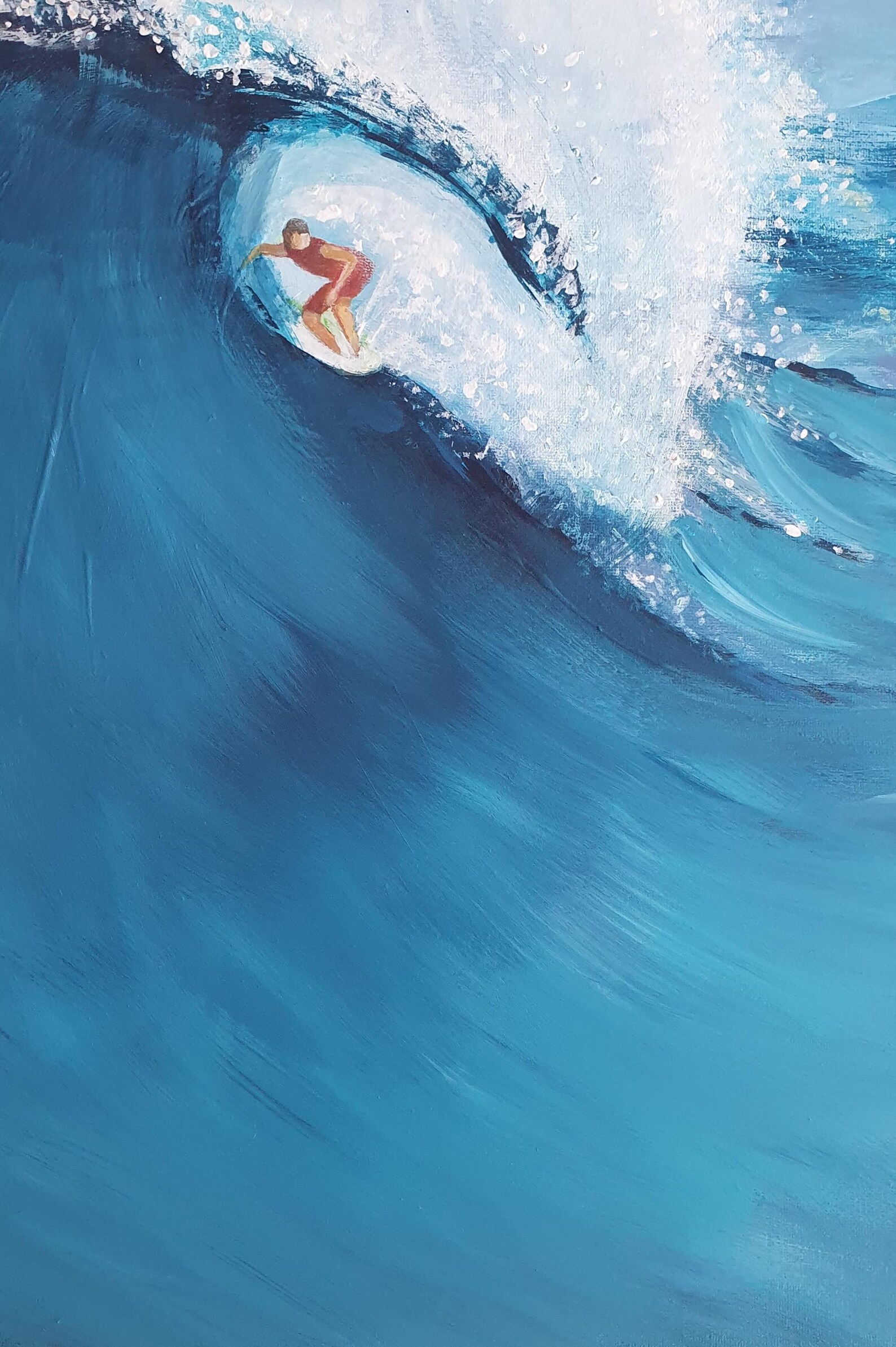 Picture With Surfer Big Wave, Ocean and Brazilian Coast, Sea Sport. - Etsy