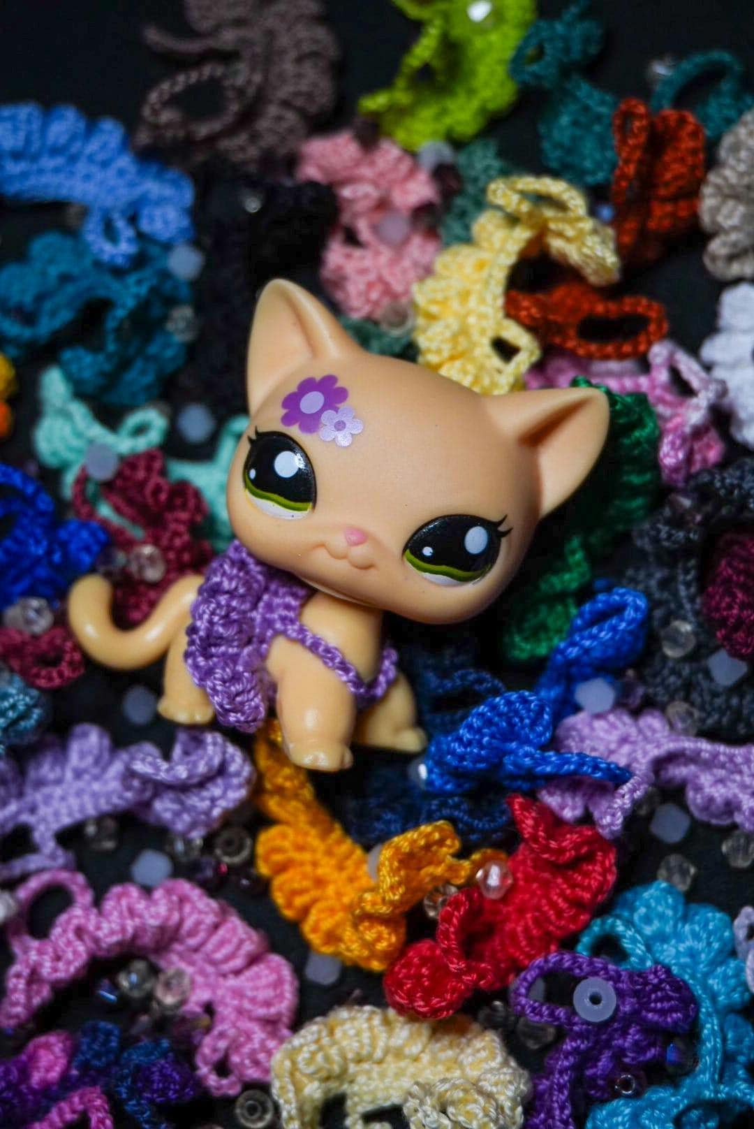 Littlest Pet Shop Handmade Crochet Dress LPS Outfit (NO PETS) Dress ...