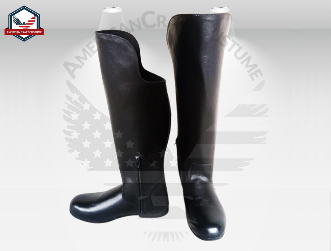 Men's Black Horse Riding Boots | Horseback Riding Boots | Leather Sole ...