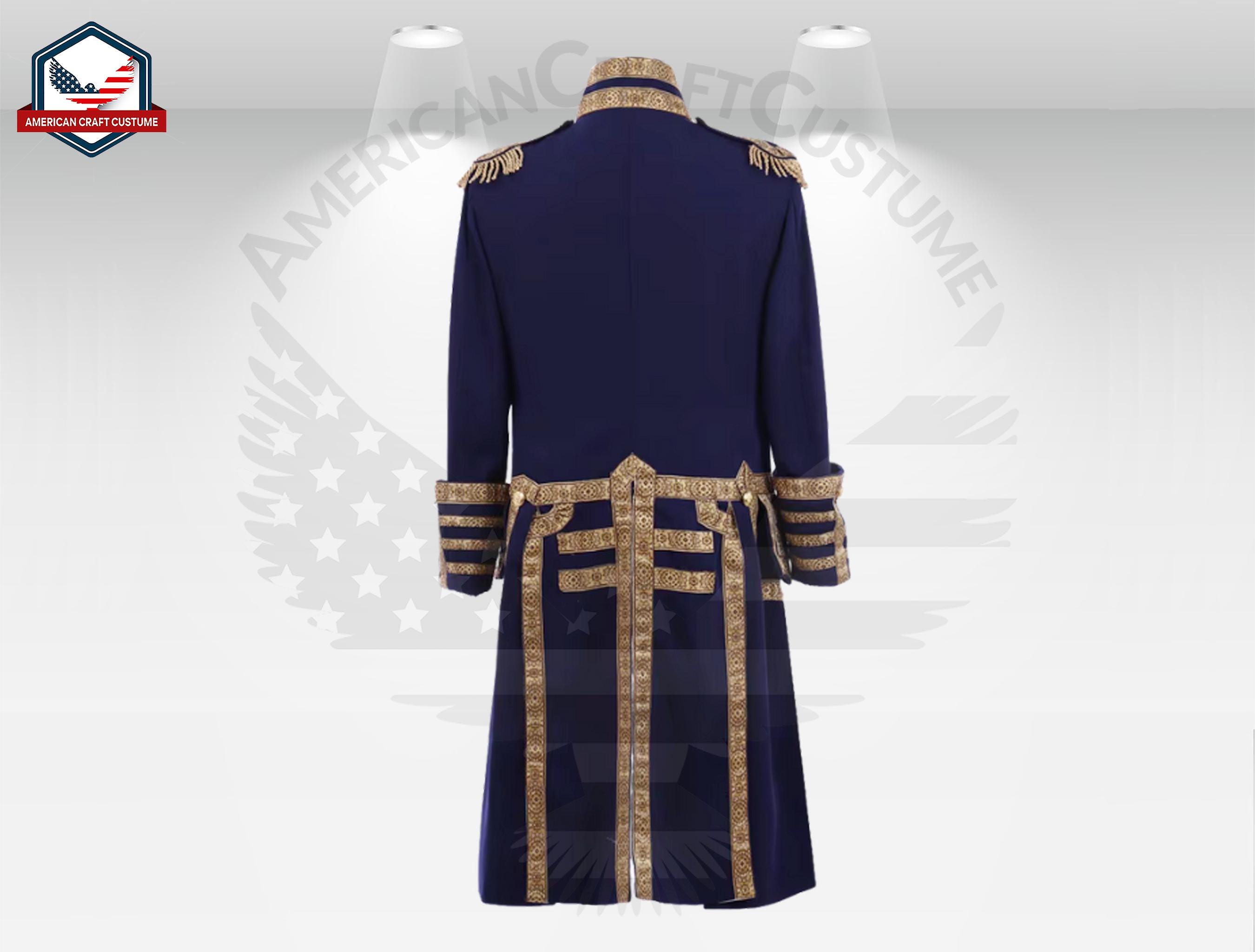 18th Century Colonial Military Uniform for Men | Regency Tailcoat ...