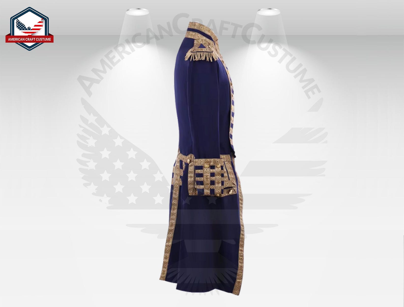18th Century Colonial Military Uniform for Men | Regency Tailcoat ...