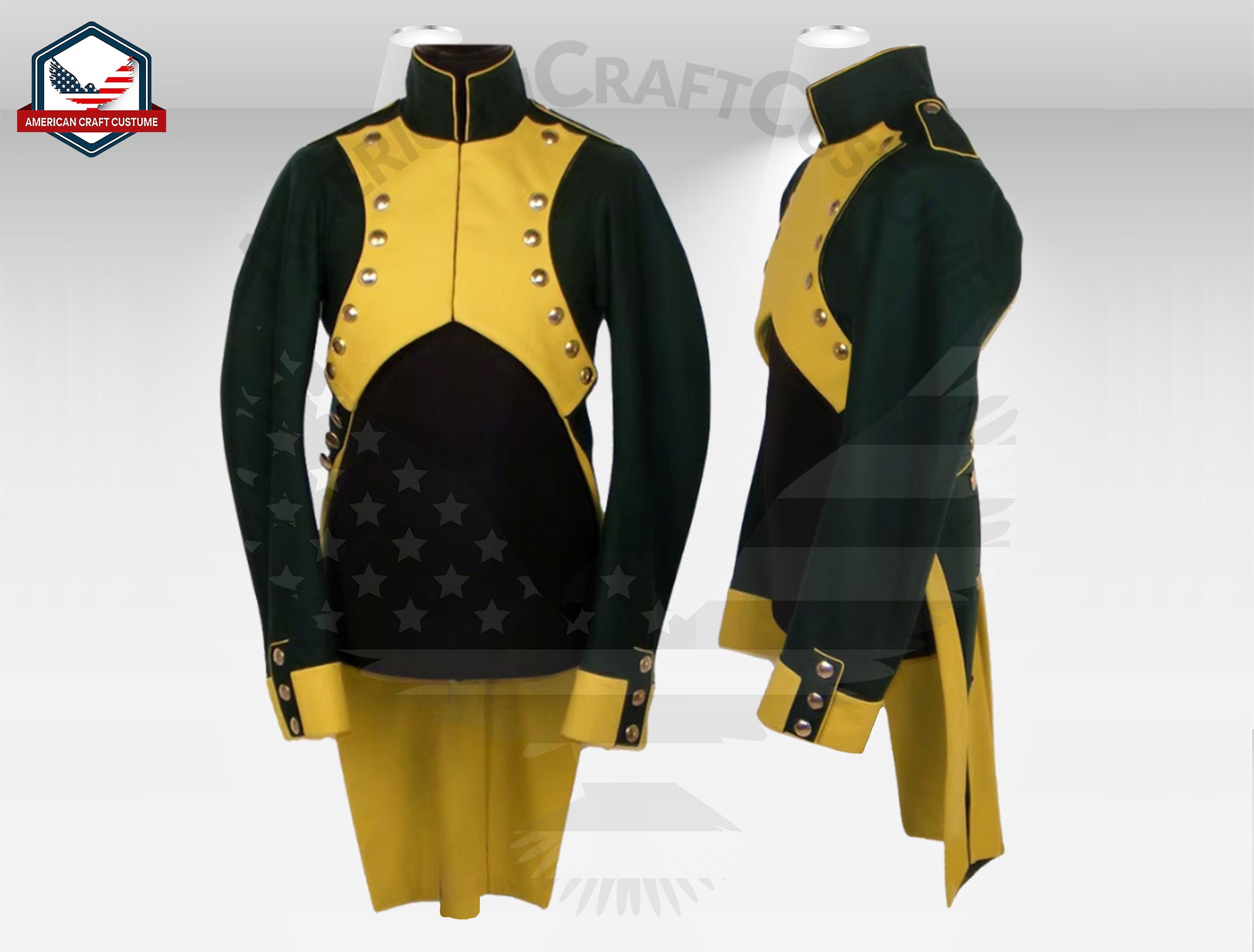 Napoleon Military Jacket | Historical Tailcoat Costume | 18th Century ...