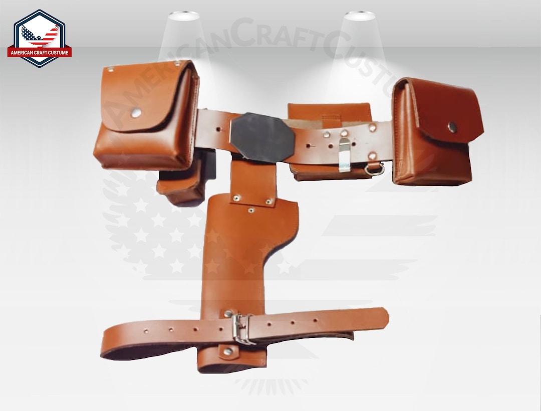 New DL-44 Bespin Luke Skywalker ESB Holster Belt With 4 Pouches Rig ...