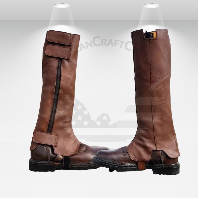 High Leg Leather Boot - Etsy