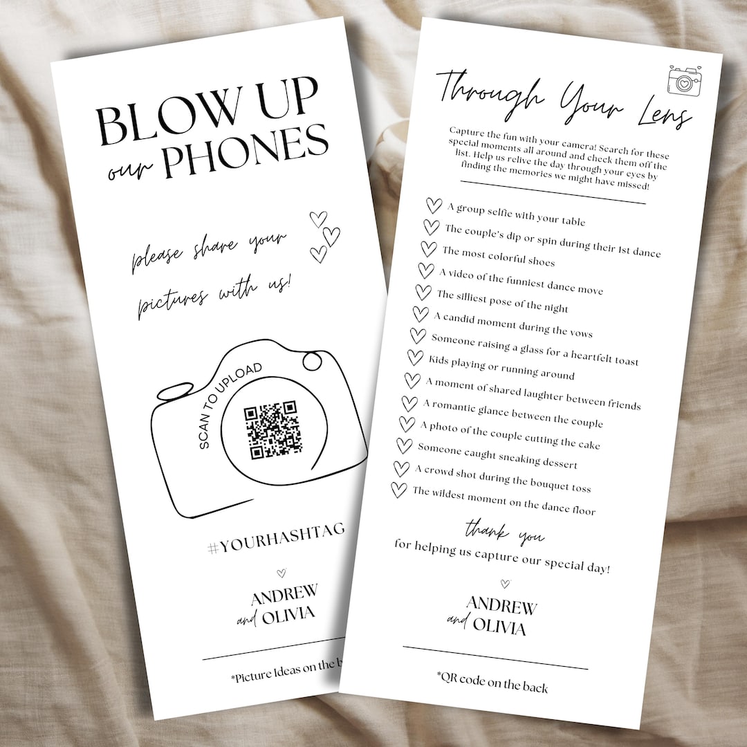 Wedding Photo Hunt Game Template | Through My Lens Scavenger Hunt ...