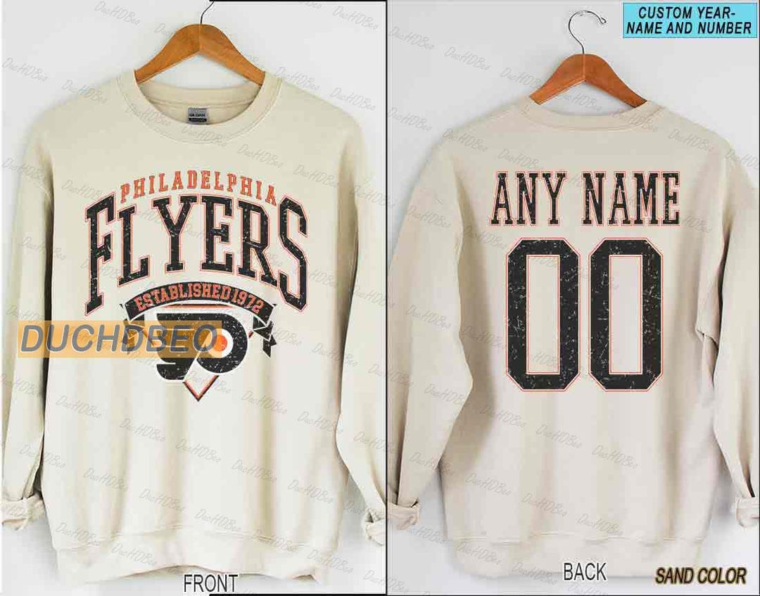 Personalized Philadelphia Hockey Sweatshirt, Philadelphia Flyers ...