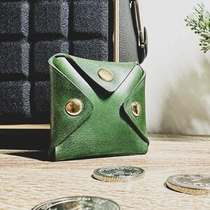 Leather Square Coin Pouch Pattern: Easy DIY Template (PDF/SVG) - Etsy