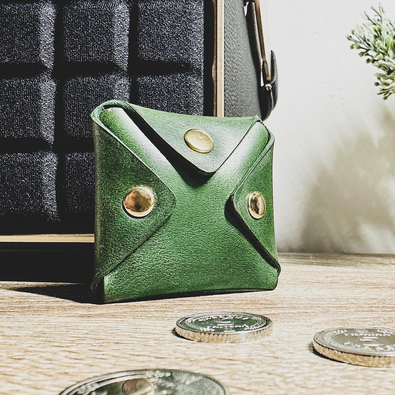 Leather Square Coin Pouch Pattern: Easy DIY Template (PDF/SVG) - Etsy