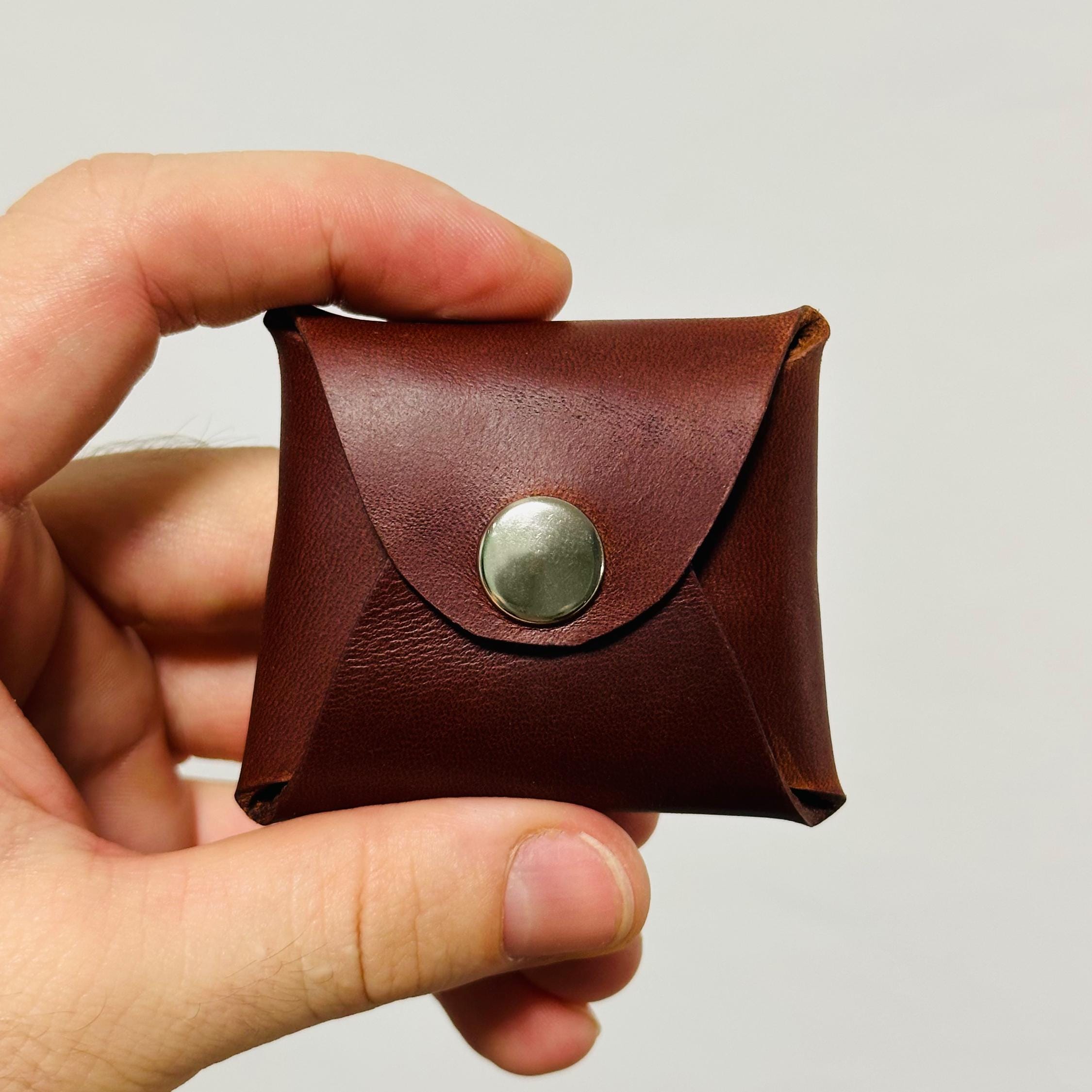 Simple Leather Coin Pouch Printable Pattern - Pdf / Svg File, Instant ...