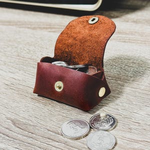 Leather Coin Pouch Pattern: DIY Template With Snap Closure (PDF & SVG ...