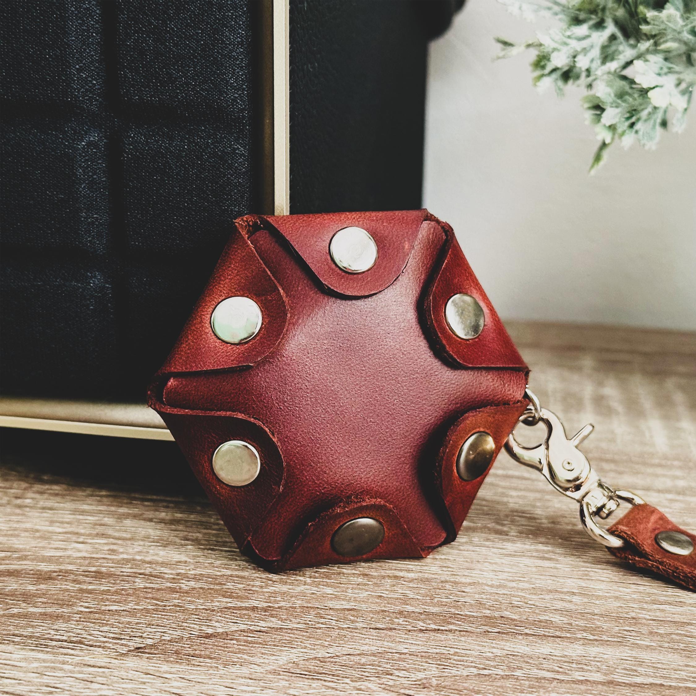 Hexagon Leather Coin Pouch PDF Pattern, Digital Leatherworking Template ...