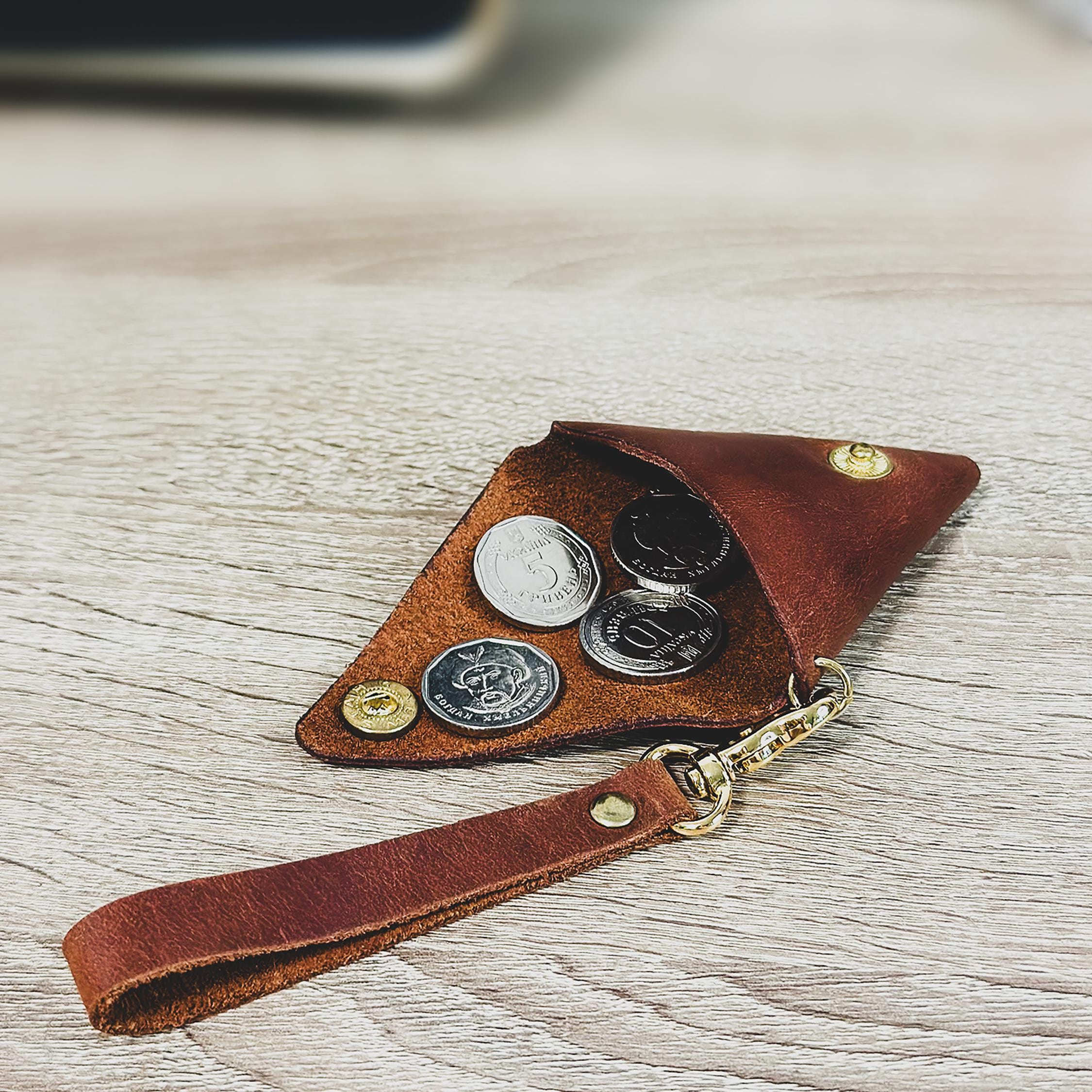 Leather Triangle Coin Pouch Pattern: Easy DIY Template (PDF & SVG) - Etsy