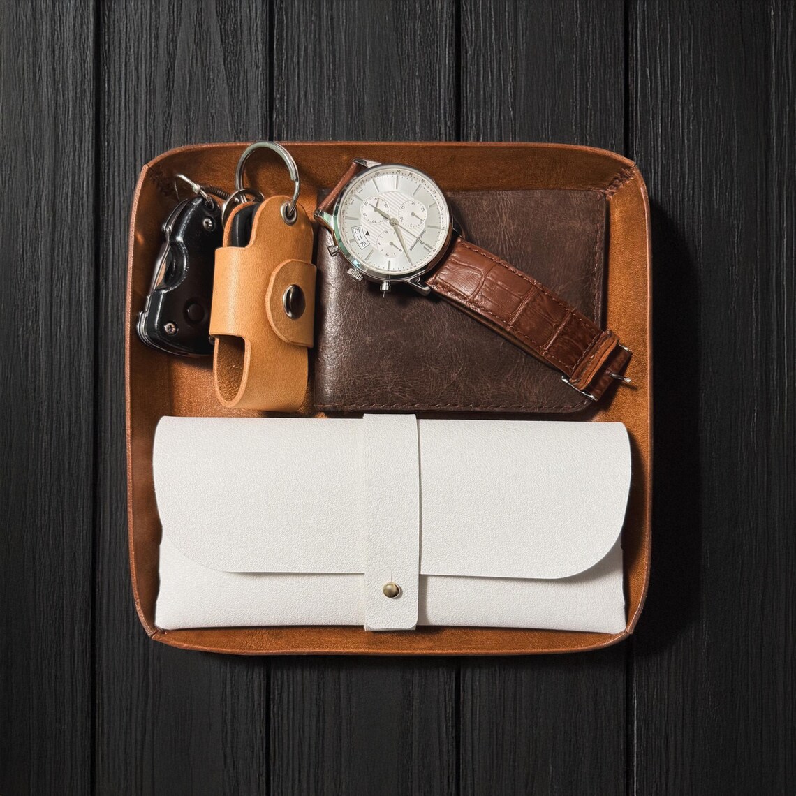 Leather Glasses Case Pattern – No Stitching, Tab-in-slot Design (PDF ...