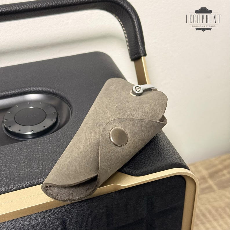 Leather Key Holder Pattern - PDF, SVG Template, Instant Download, A4 ...