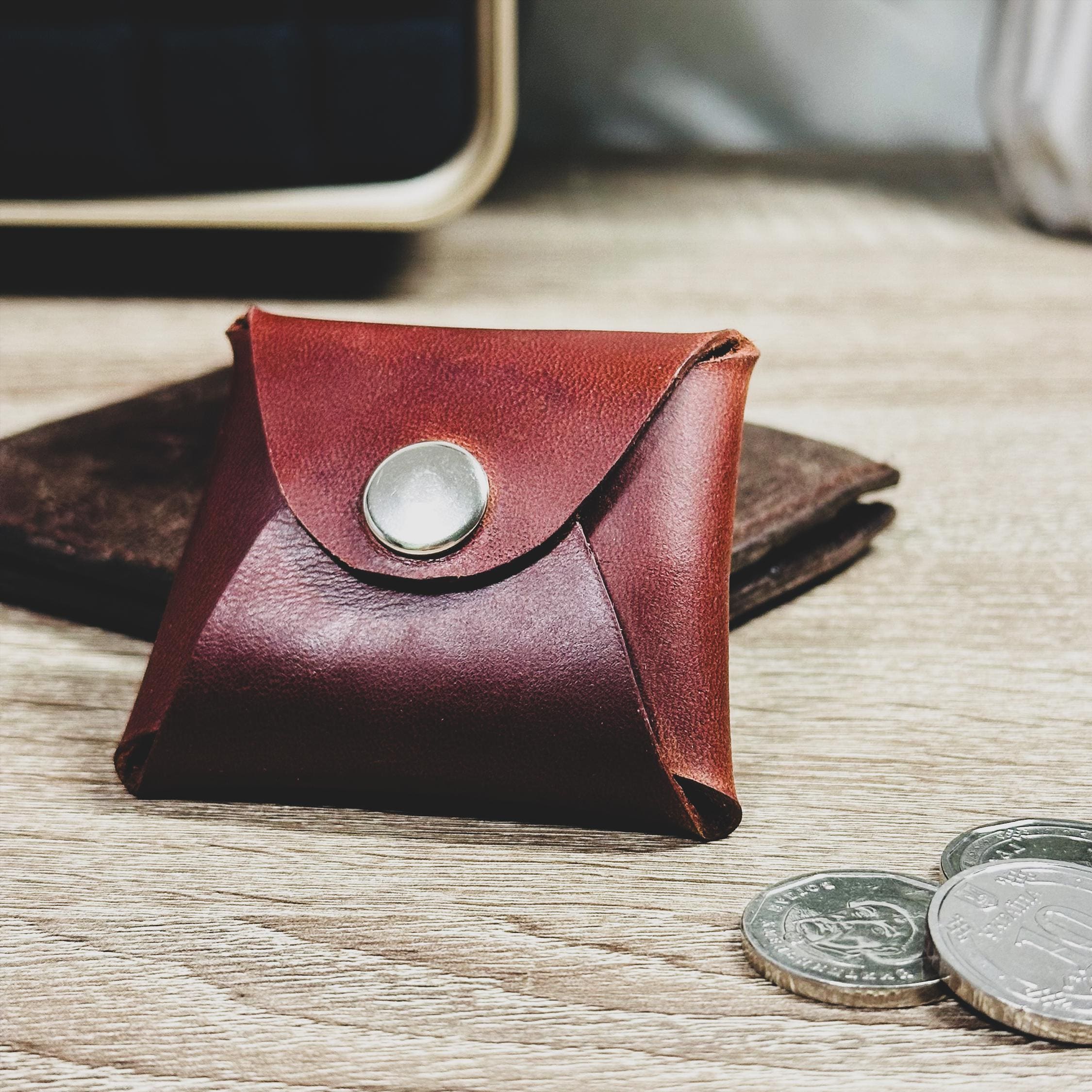 Simple Leather Coin Pouch Printable Pattern - Pdf / Svg File, Instant ...