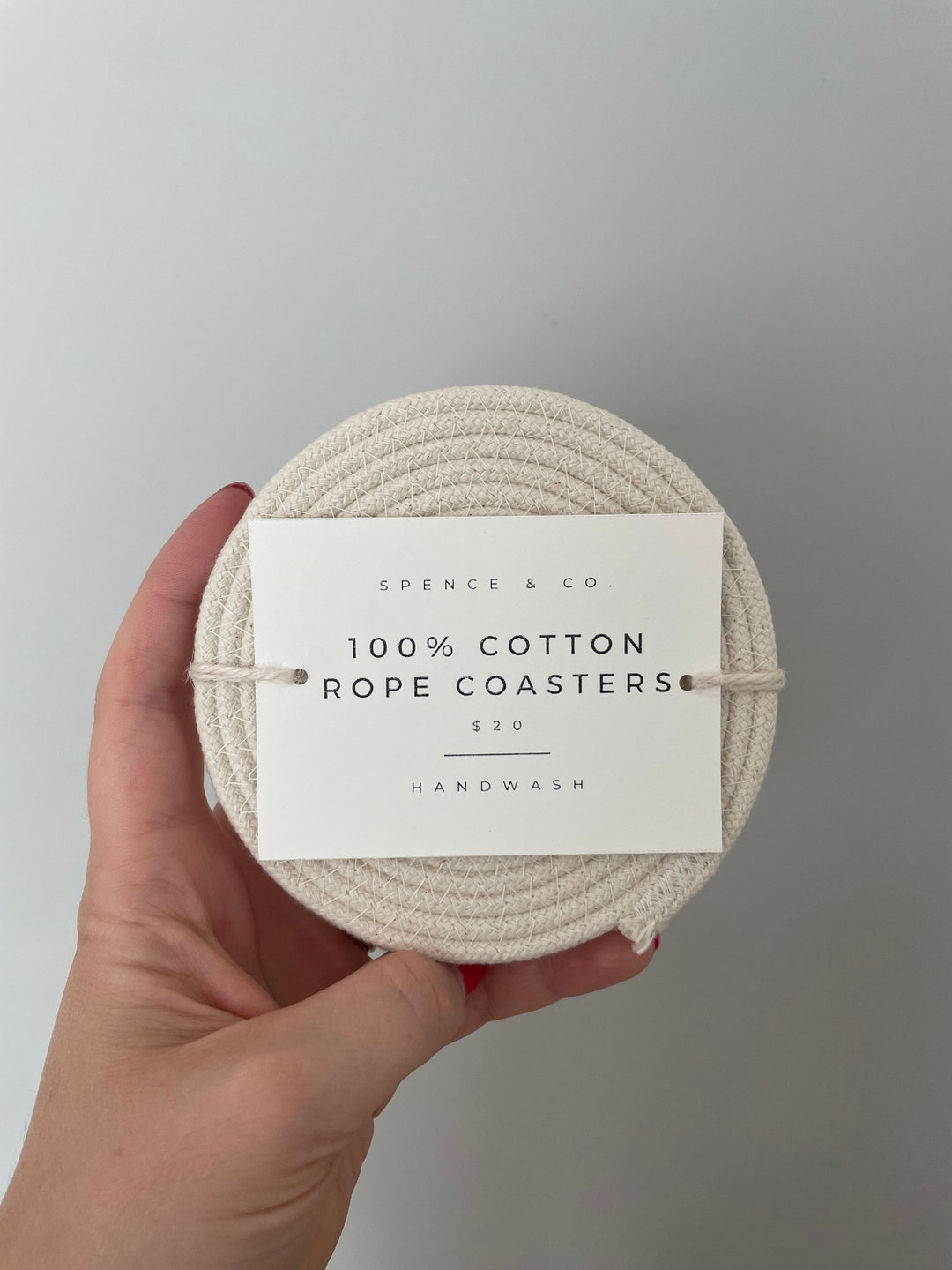 Rope Coasters - Etsy