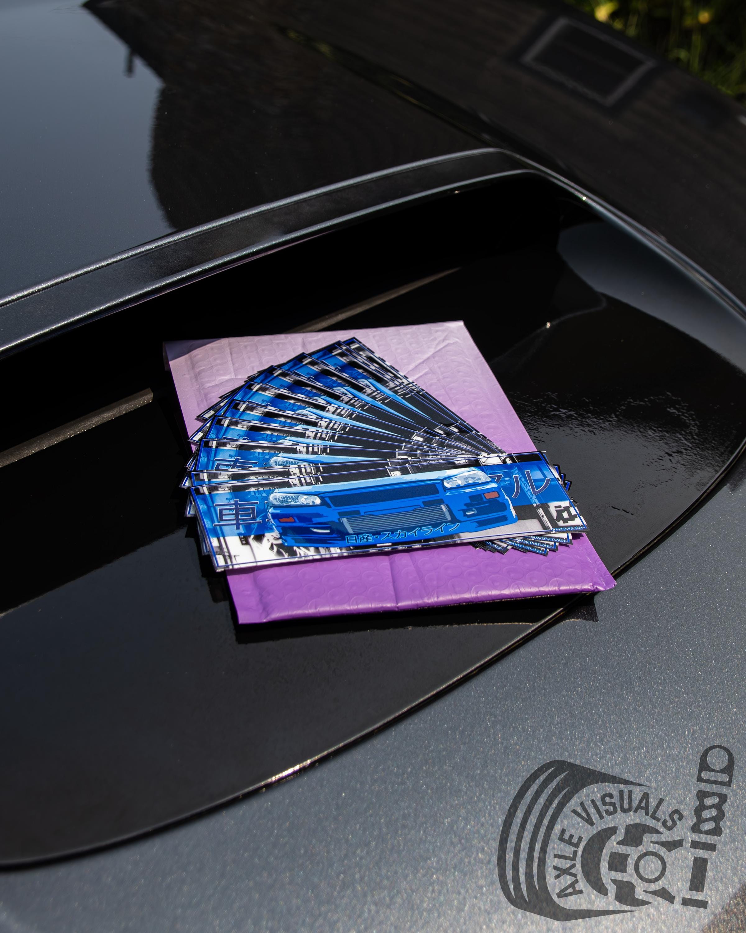 R34 Nissan Skyline GTR Slap Sticker - Etsy