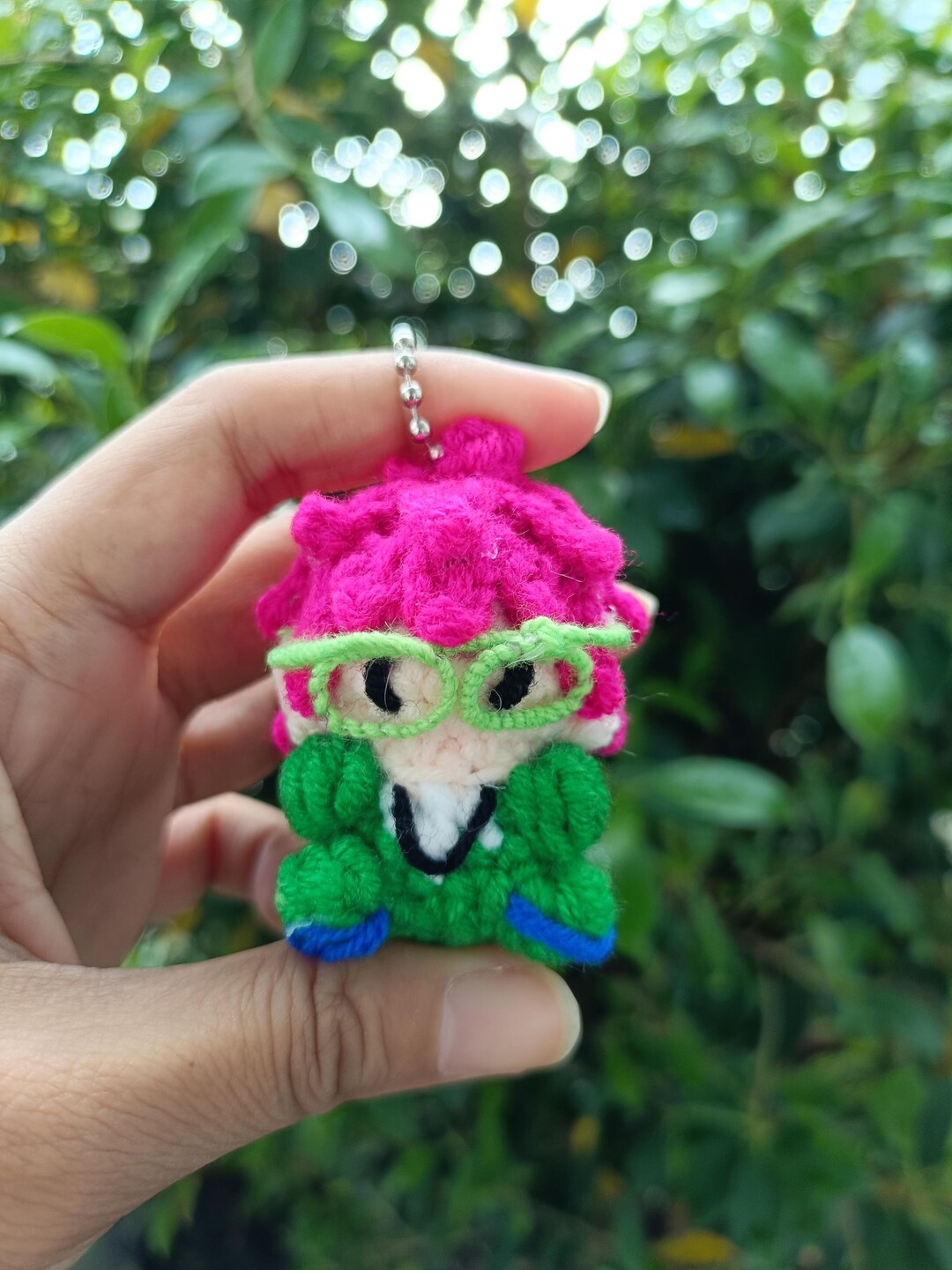 Saiki K Crochet Keychain – Handmade Anime Amigurumi, Kawaii Gift - Etsy