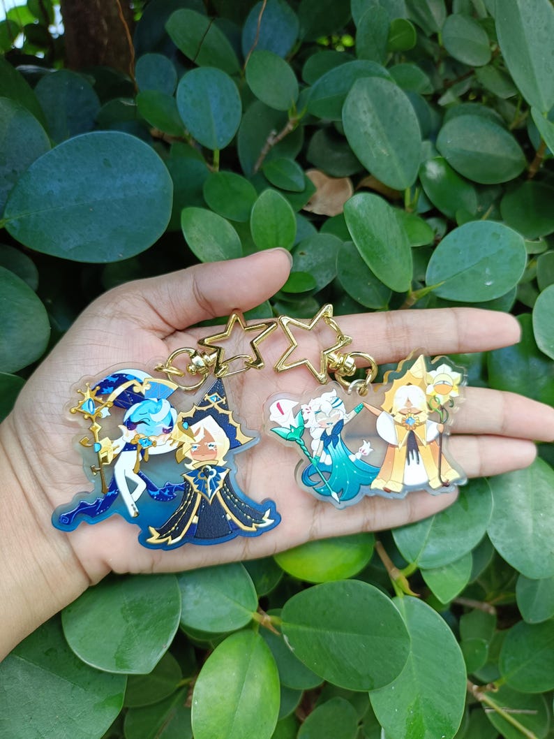 Cookie Run Keychain | Magical Cookie Gradient Keychain | UV Printed ...