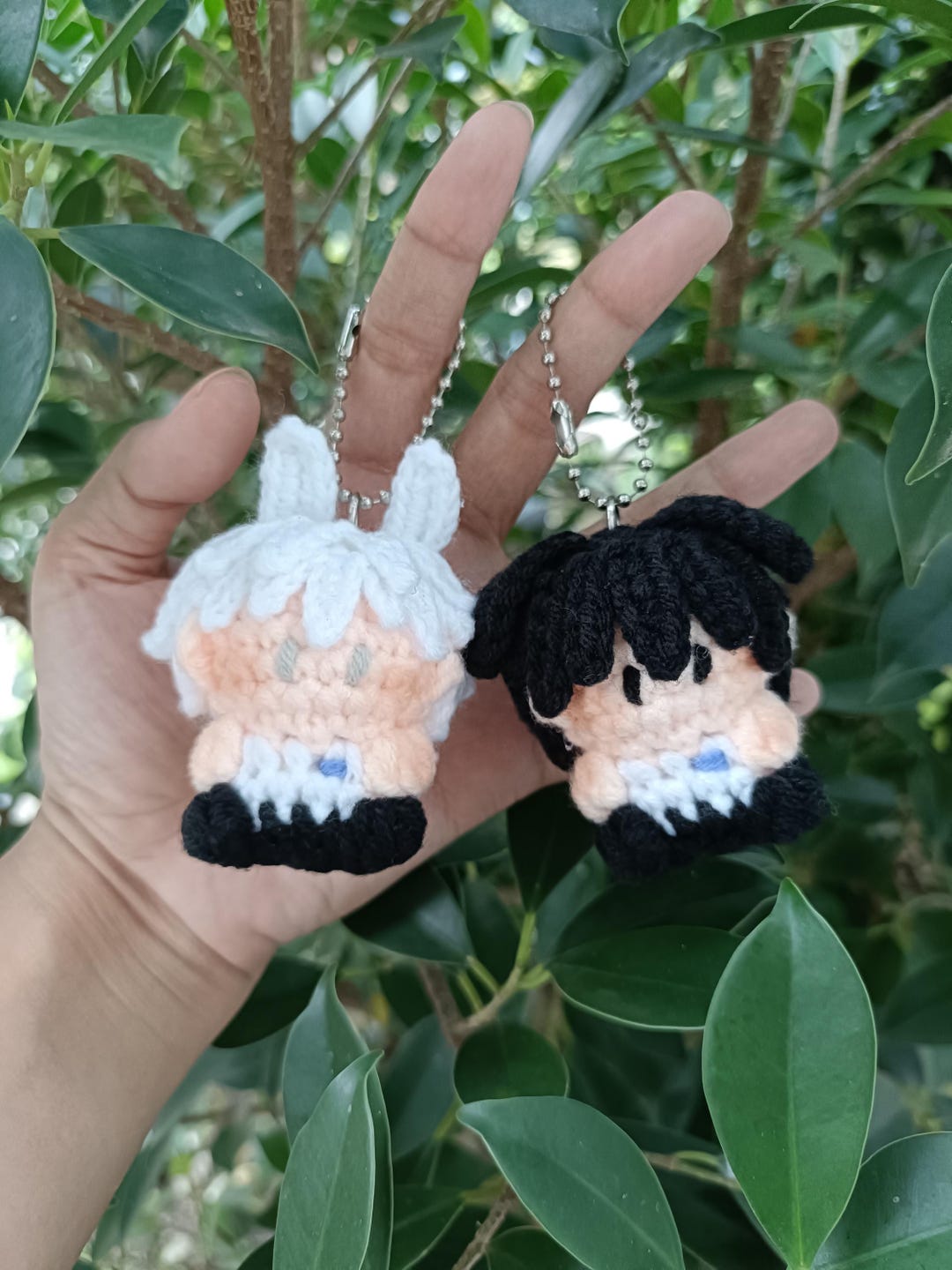 Handmade Crochet Duo Keychain – Amigurumi Plush Doll Gift - Etsy