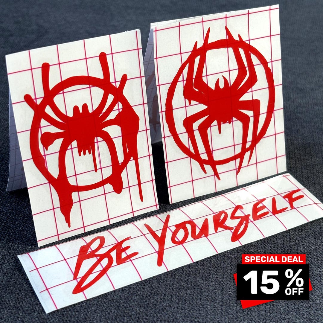 Miles Morales Vinyl Sticker Spider-man, Marvel, Logo, Into the Spider ...