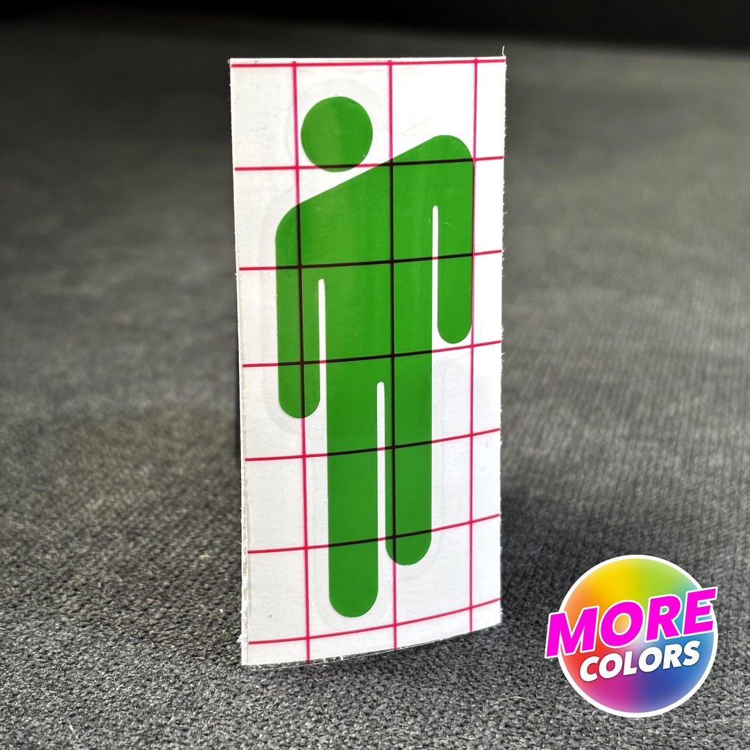 Billie Eilish Blohsh Vinyl Sticker - Logo, Music, Pop, Edgy, Aesthetic ...