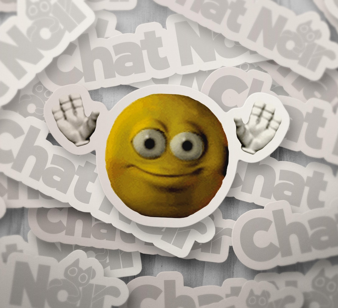 Laminated Sticker caught Emote, Streamer, Twitch, 7TV, Funny, Gaming ...