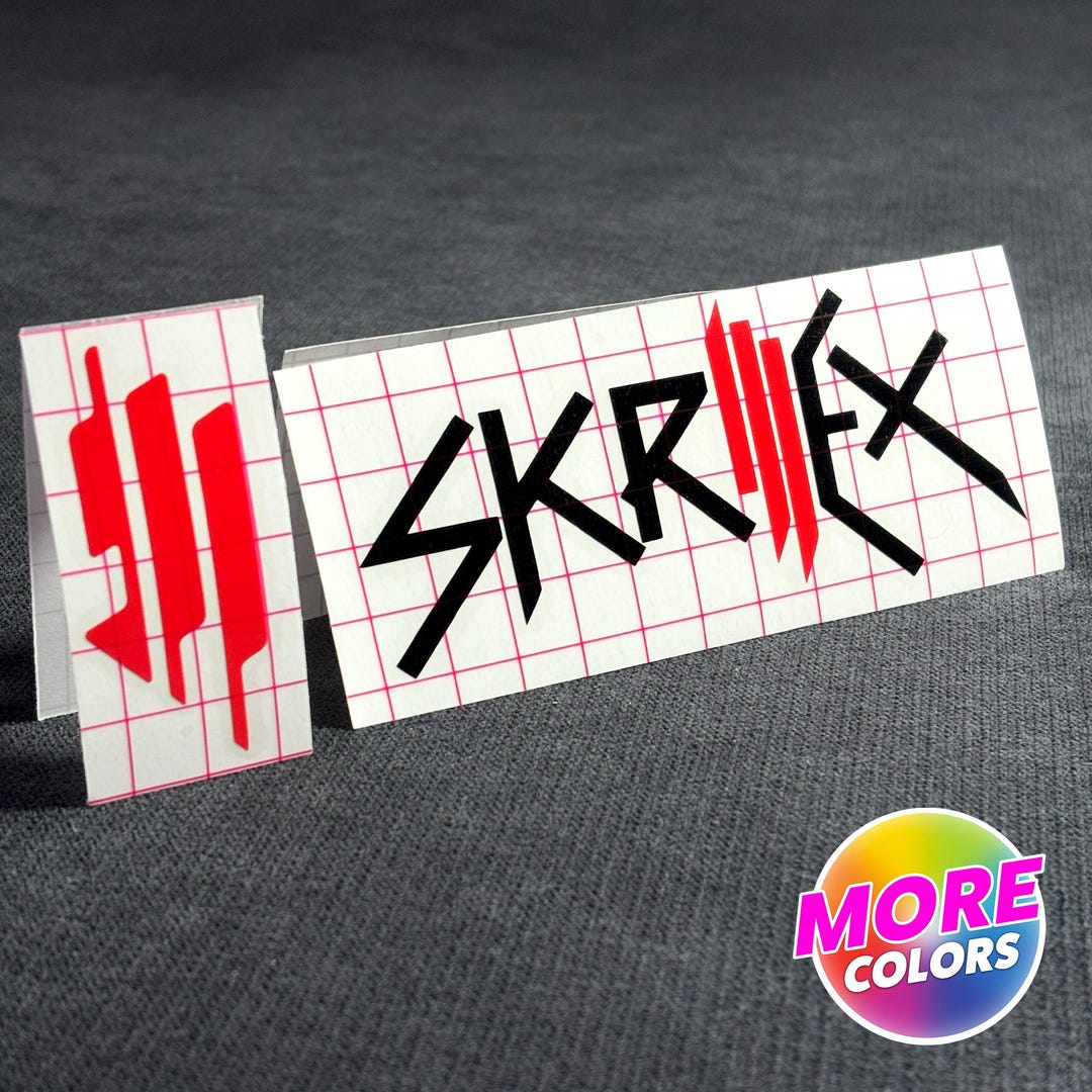 Skrillex Vinyl Sticker - Logo, DJ, EDM, Dubstep, Brostep, Owsla, Rave ...