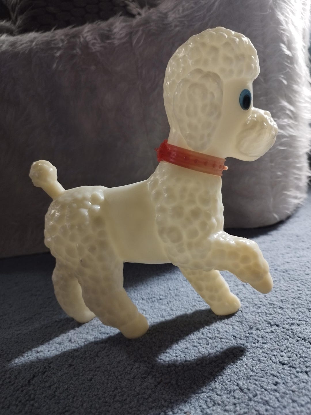 Vintage Toy Dog Puddle White Colors. USSR, Produced in the 60s of the ...