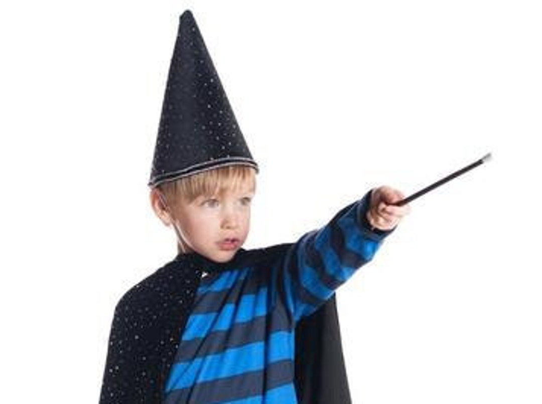 Velvet Merlin Wizard Hat - Etsy