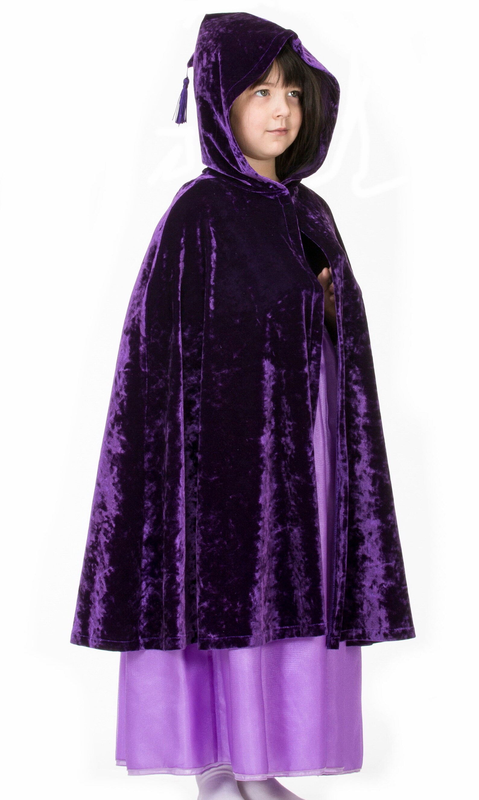Hooded Velvet Cape by Fairy Finery | Etsy