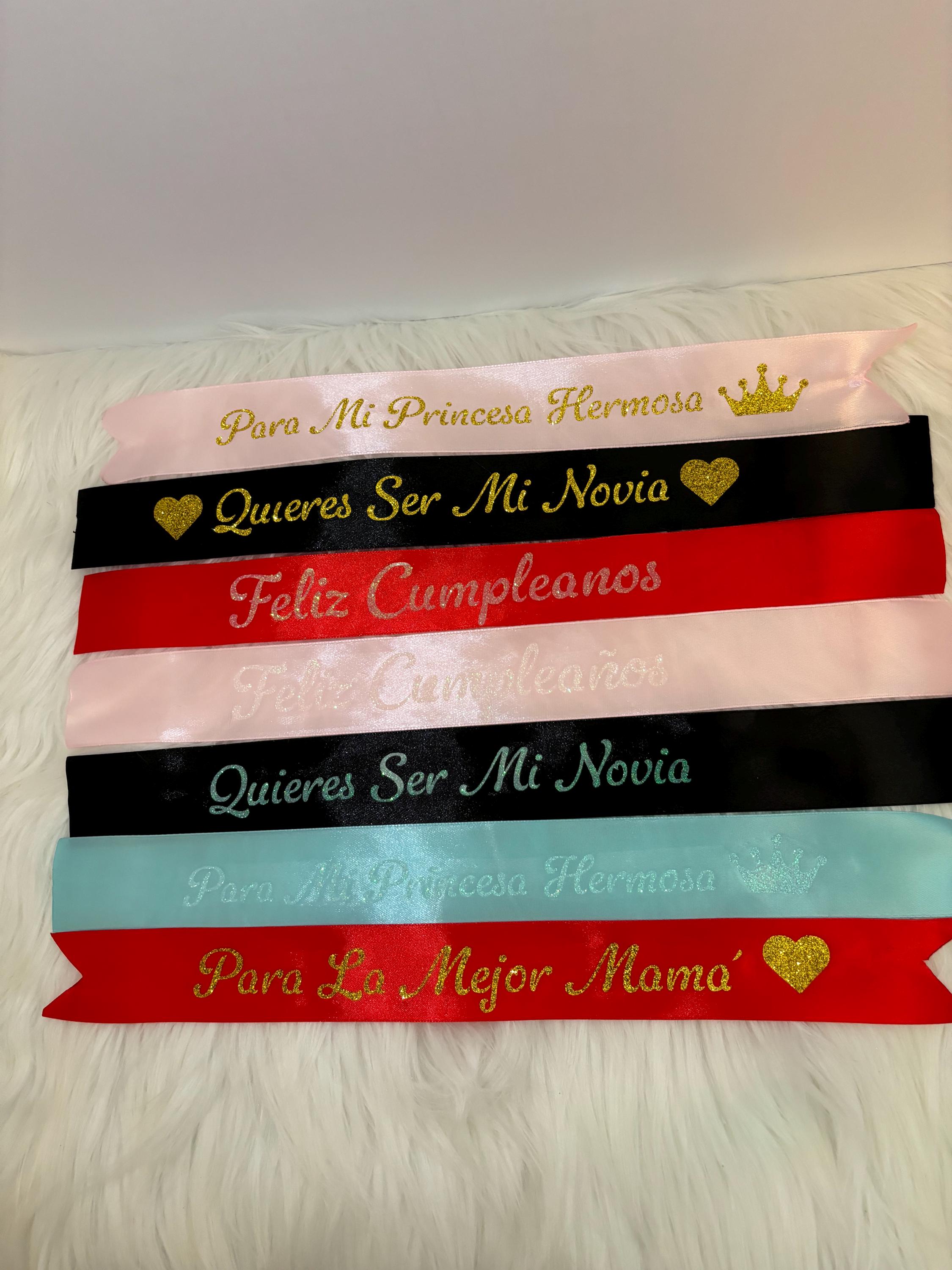 Listón Personalizado Para Arreglos - Etsy