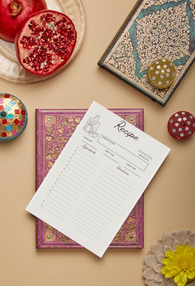 Recipe Book Template, Recipe Planner, Digital, Print Ready, Fillable ...