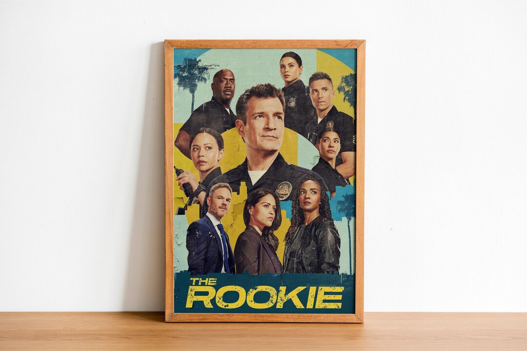 The Rookie 2018 Poster Crime Drama TV Series Art, Police Action Print ...